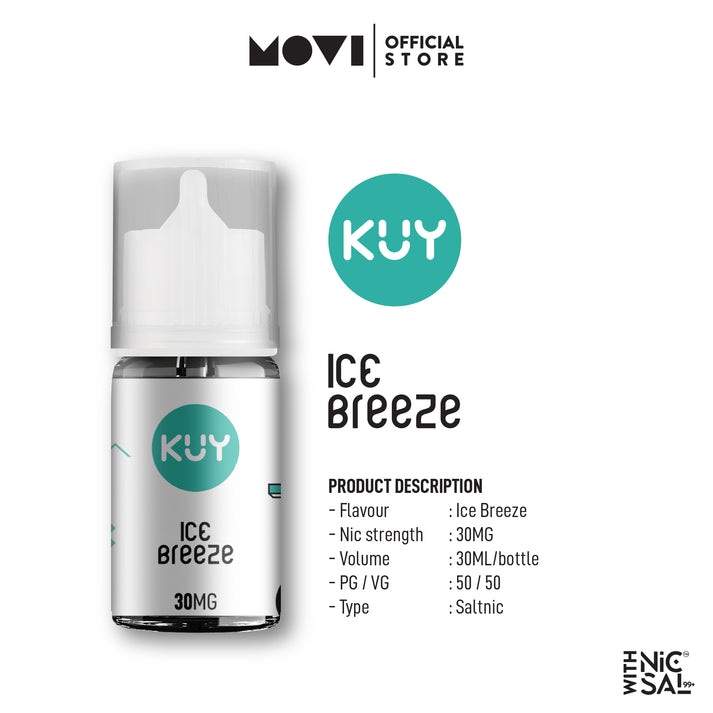 LIQUID KUY SALT ICE BREEZE 30MG 30M BY MOVI